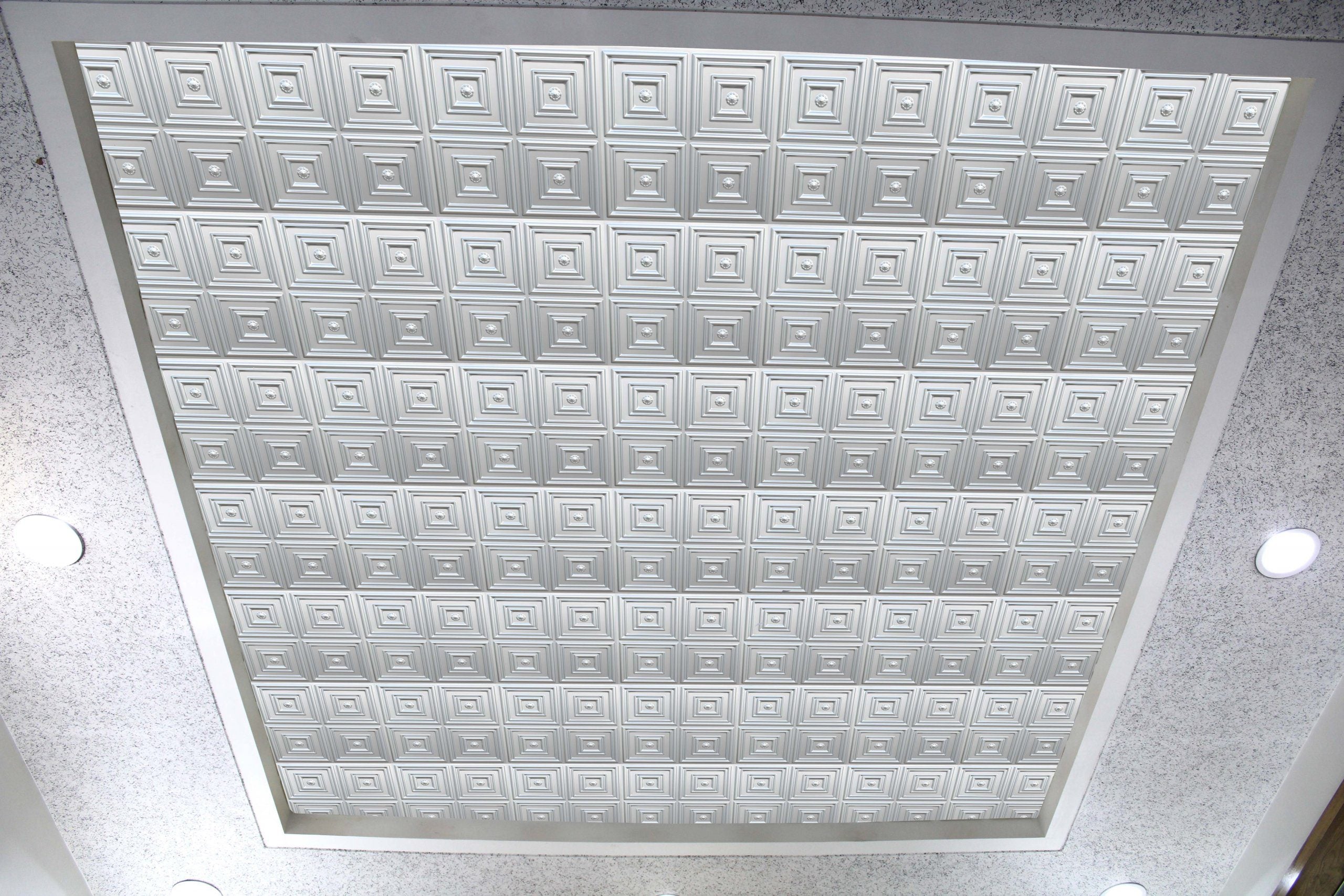 A Guide on Decorating a Floating Ceiling with Ceiling Tiles | Blog ...